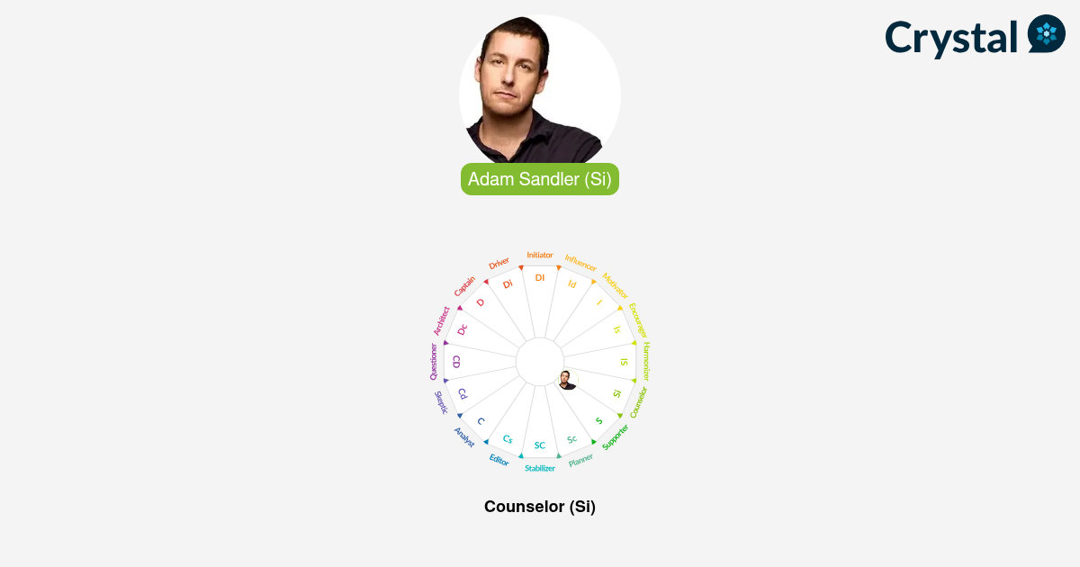 Adam Sandler - Personality Profile